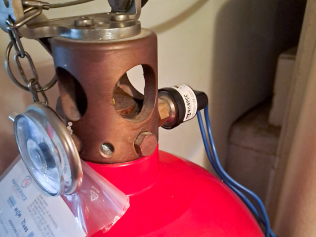 HFC gas fire-fighting systems | Naviservice Napoli